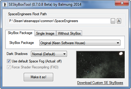 [Player Tool] SESkyBoxTool - Development stopped - Don't use it anymore ...